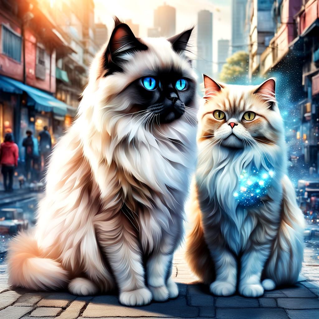Wonderful Cats - AI Generated Artwork - NightCafe Creator