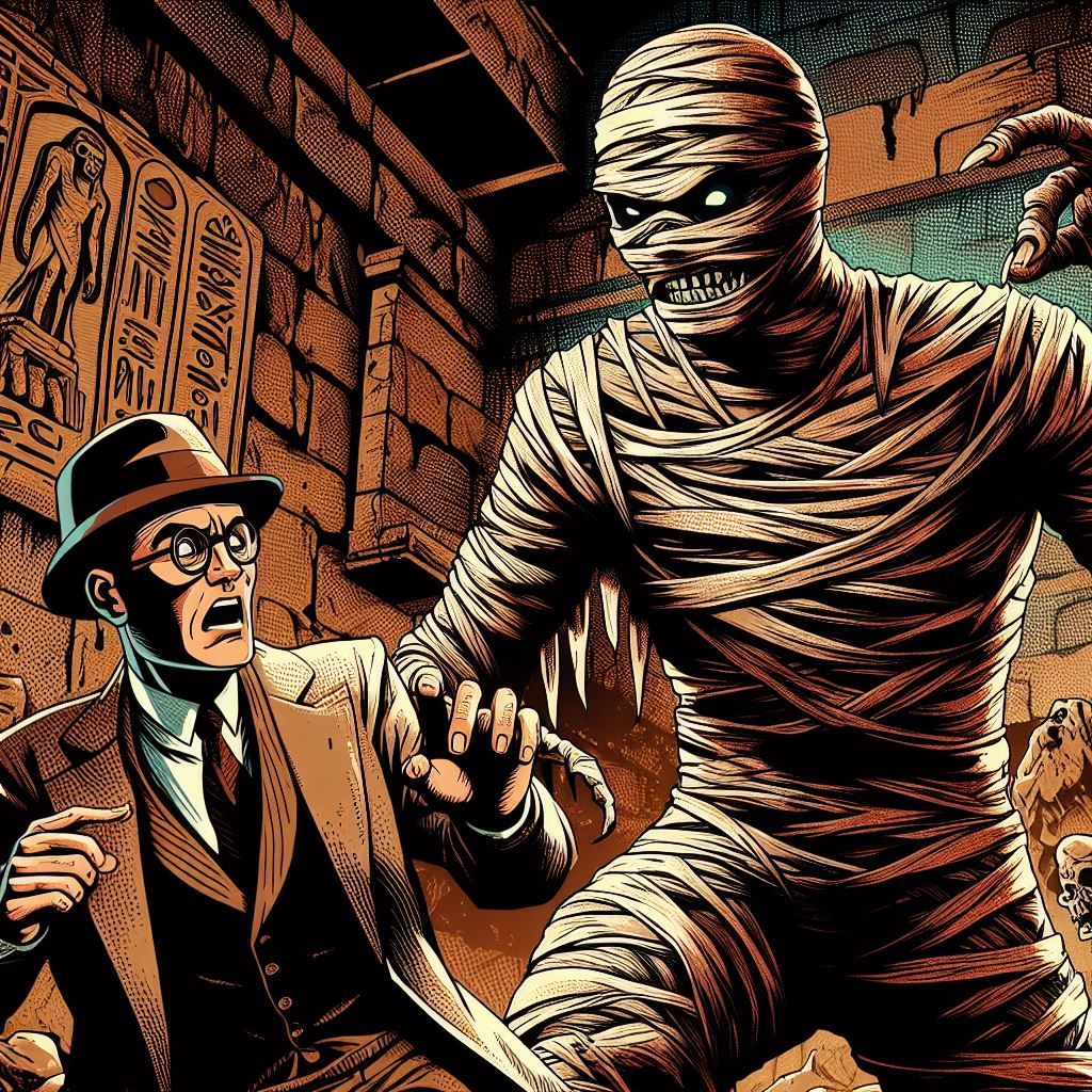 The Mummy's Crypt! - AI Generated Artwork - NightCafe Creator
