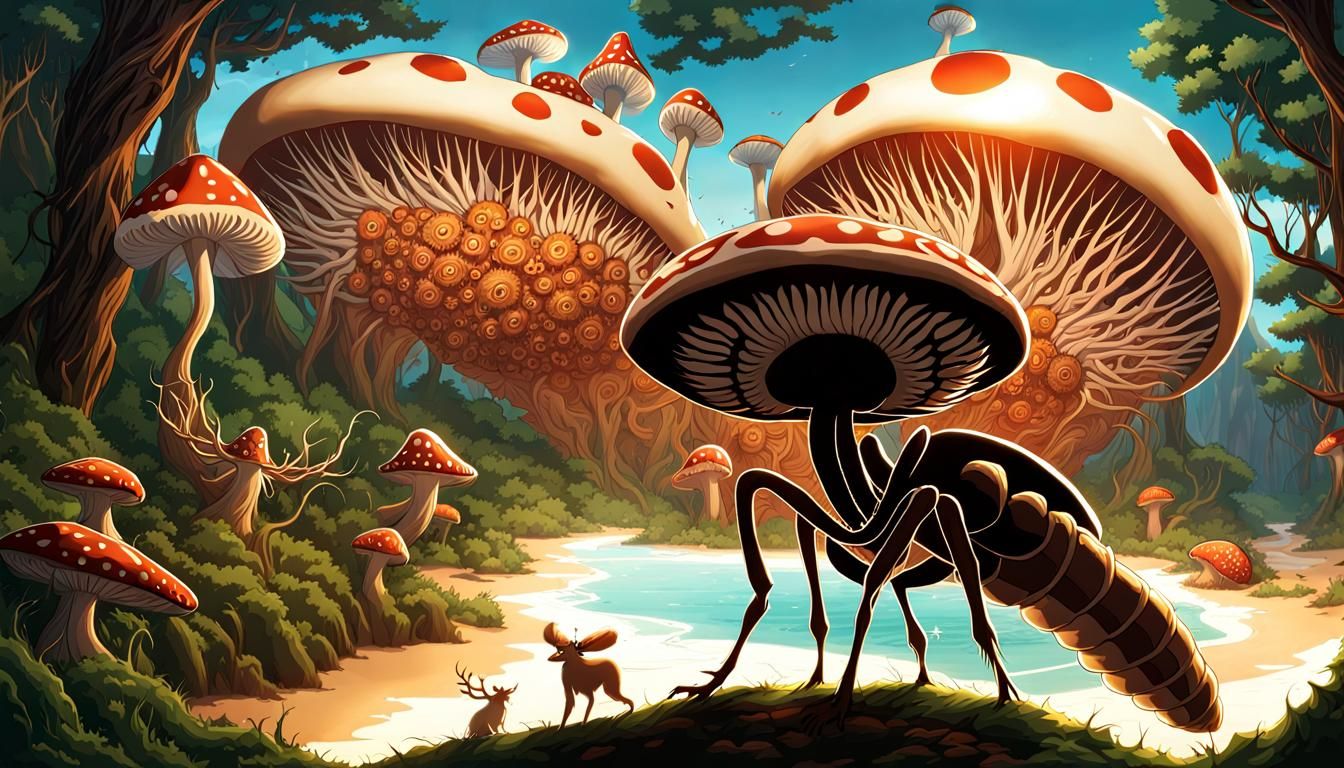 STORM_SHROOM_WIZARD ECSTATIC_DANCING_in_forest_patio Panspermia Cave ...