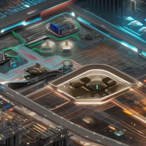 Transportation Map V2.0 - AI Generated Artwork - NightCafe Creator