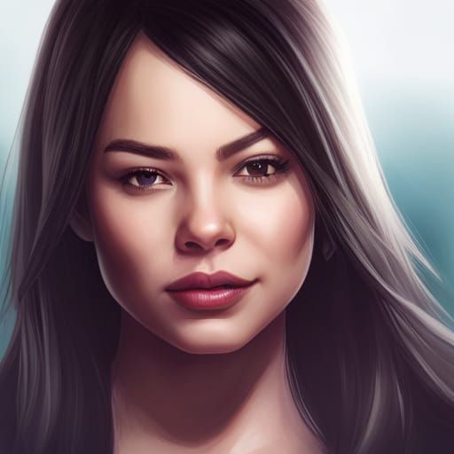 A Portrait of Miranda Cosgrove. - AI Generated Artwork - NightCafe Creator