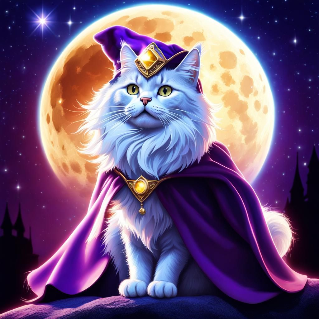 Wizard Cat - AI Generated Artwork - NightCafe Creator