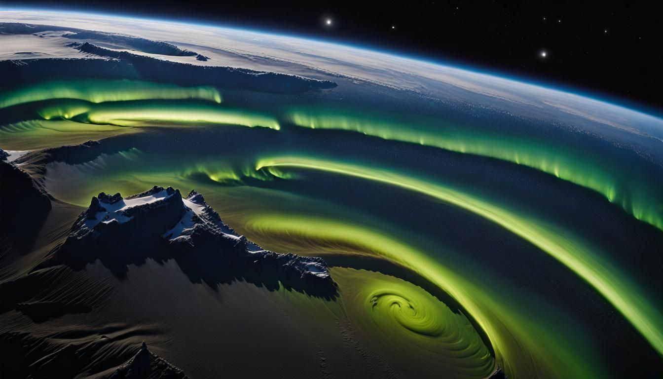 Planetary Flyby: Those Are BIG Mountains! - AI Generated Artwork ...