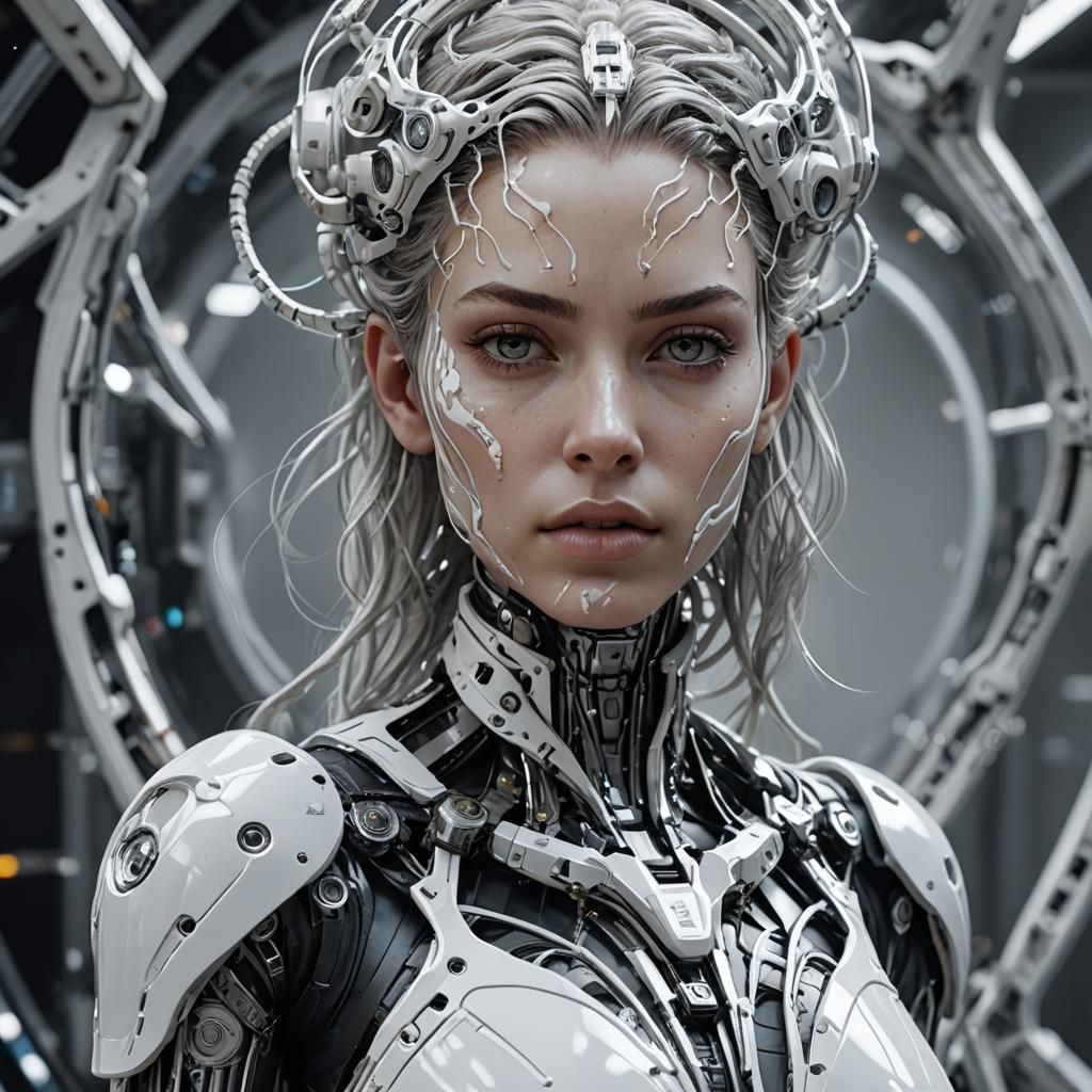 Biopunk Borg - AI Generated Artwork - NightCafe Creator