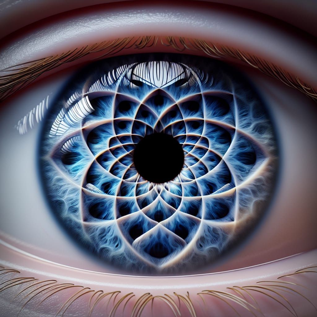 Fibonacci eye - AI Generated Artwork - NightCafe Creator