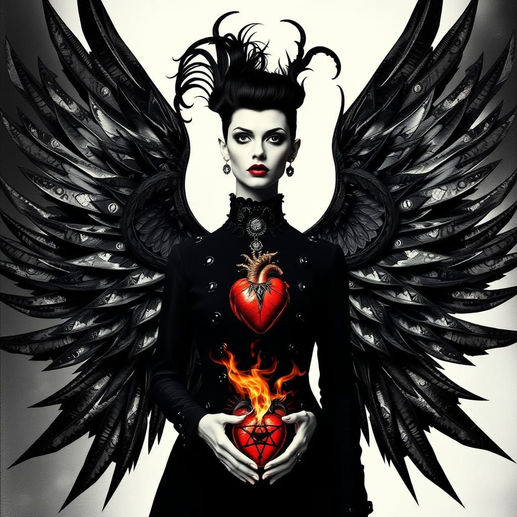 Punk Faith, Our Lord Goth Jesus , Our Lady Of Social Awareness wearing ...