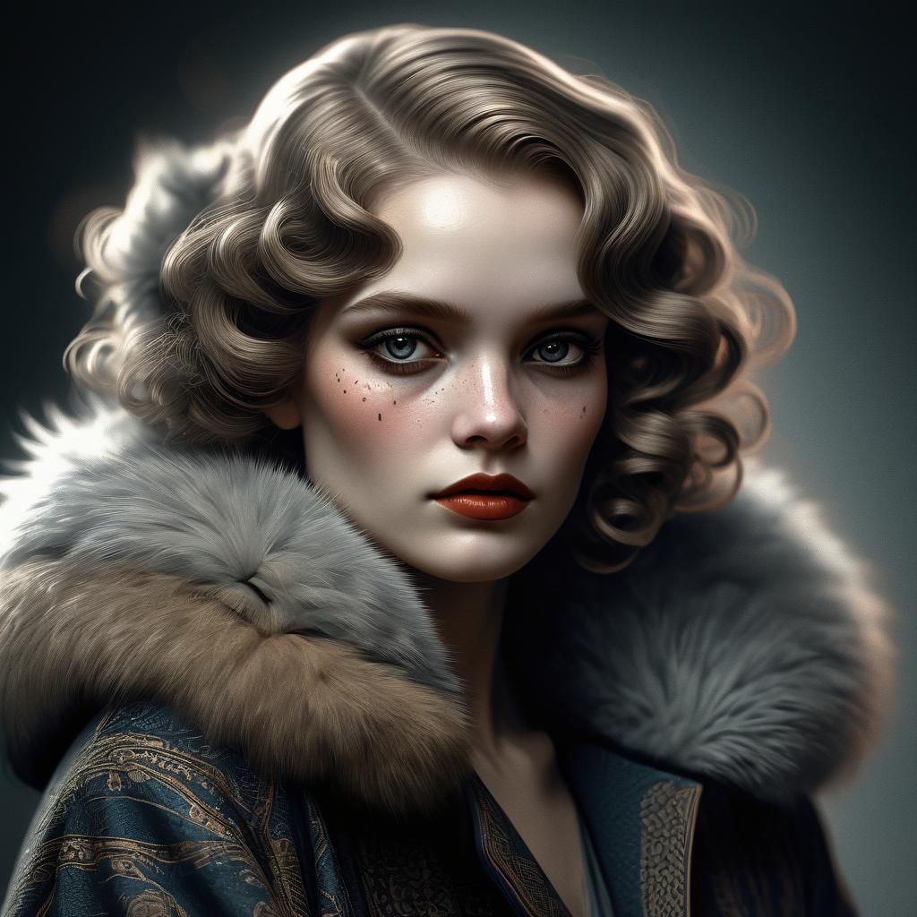 Lady of fur - AI Generated Artwork - NightCafe Creator