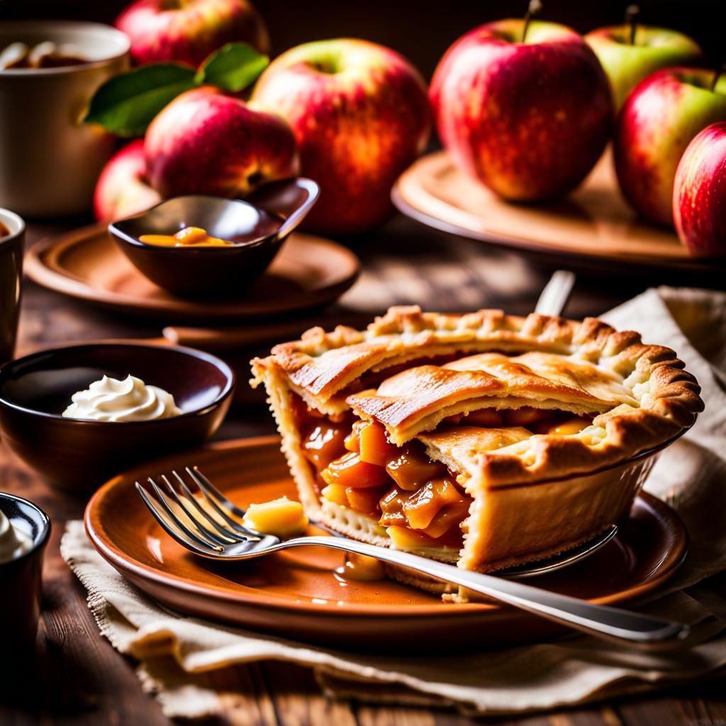 Apple pie - AI Generated Artwork - NightCafe Creator