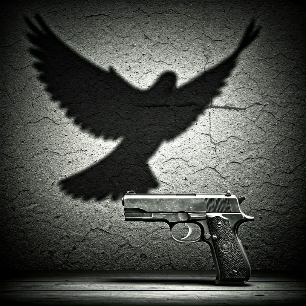 The justice warrior - Gun's Shadow Transforms into a Dove's ...