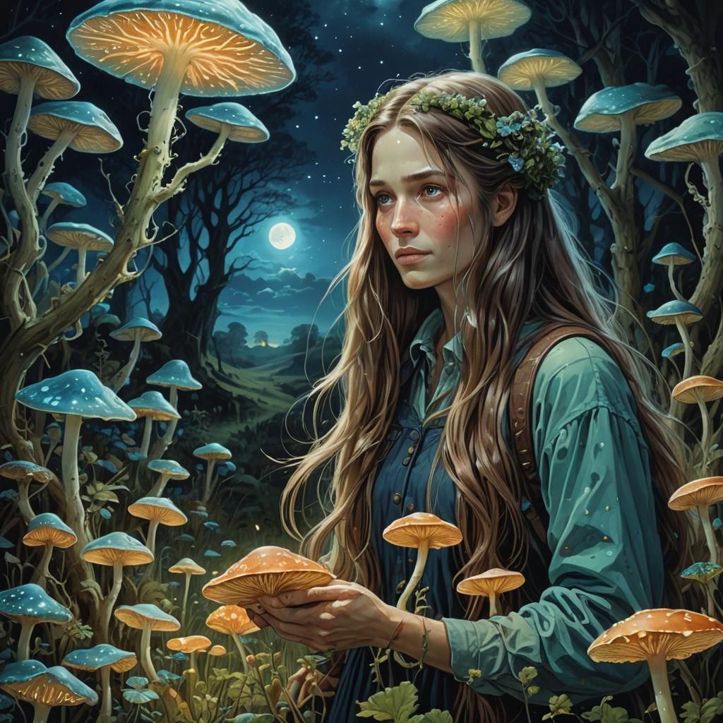 Shrooming atm - AI Generated Artwork - NightCafe Creator