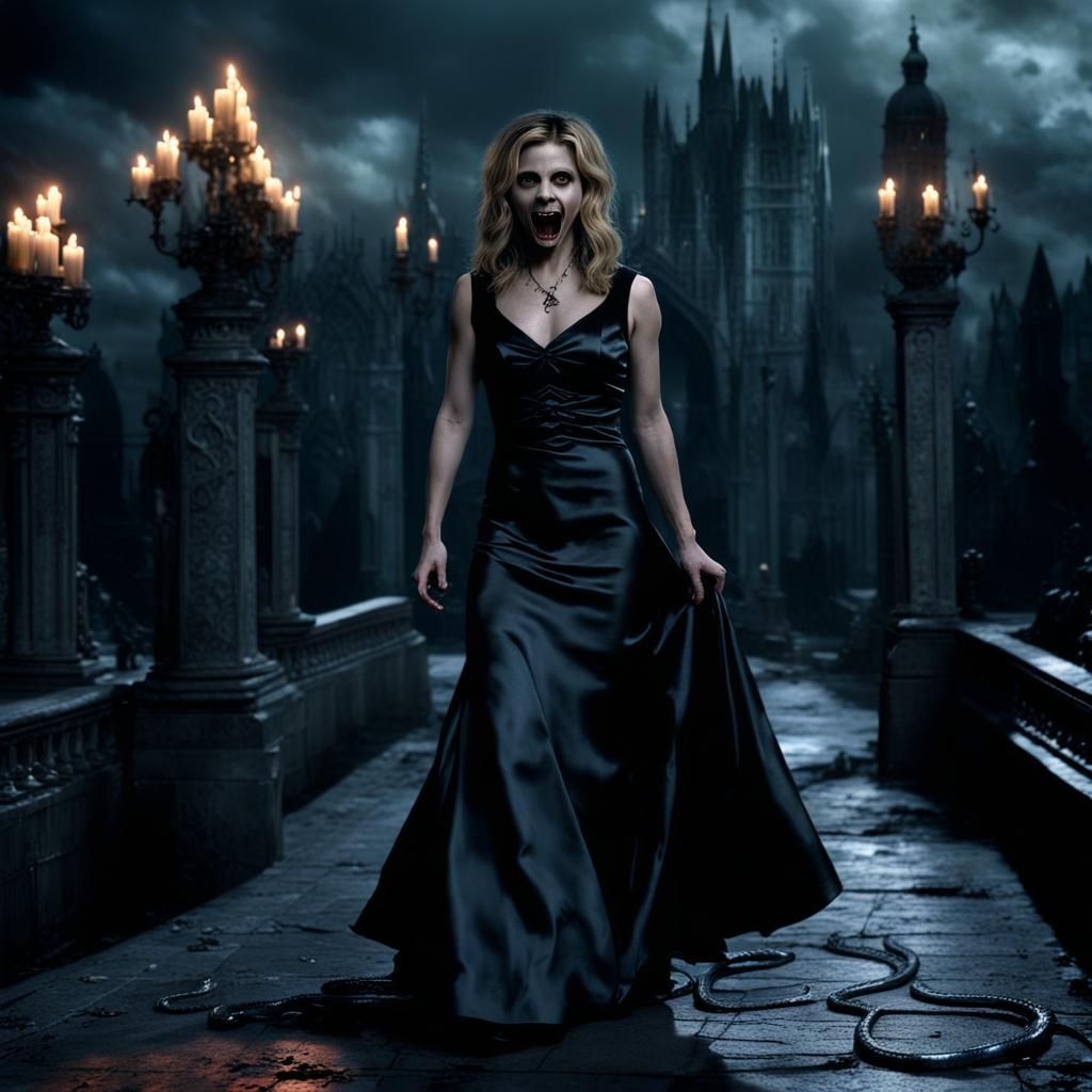 Vampire Buffy - AI Generated Artwork - NightCafe Creator