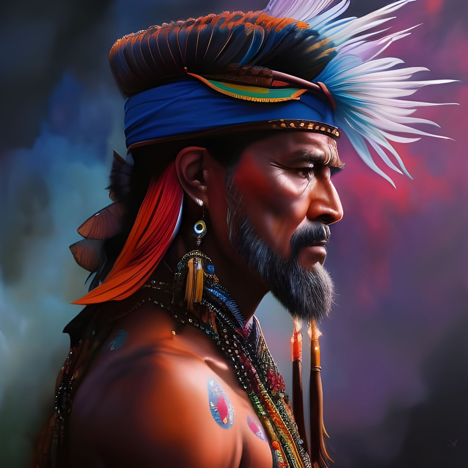 Indigenous - AI Generated Artwork - NightCafe Creator