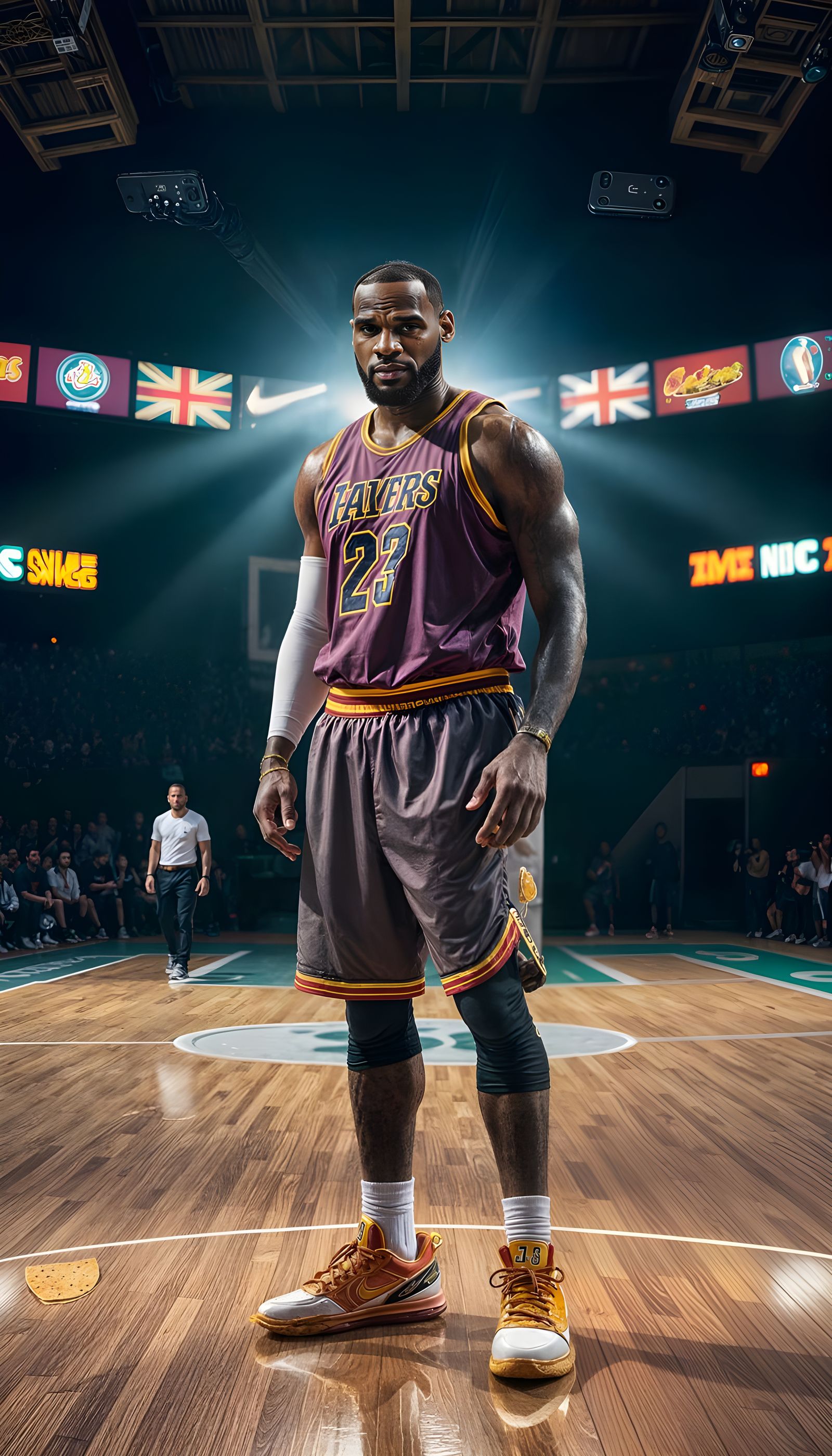 LeBron james - Basketball Icon LeBron James in Action