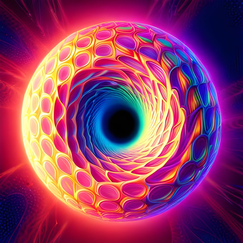 Trippy Torus - AI Generated Artwork - NightCafe Creator