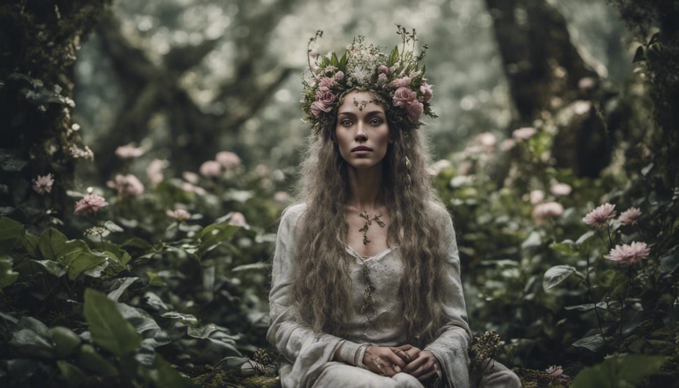 an ethereal elven queen - AI Generated Artwork - NightCafe Creator