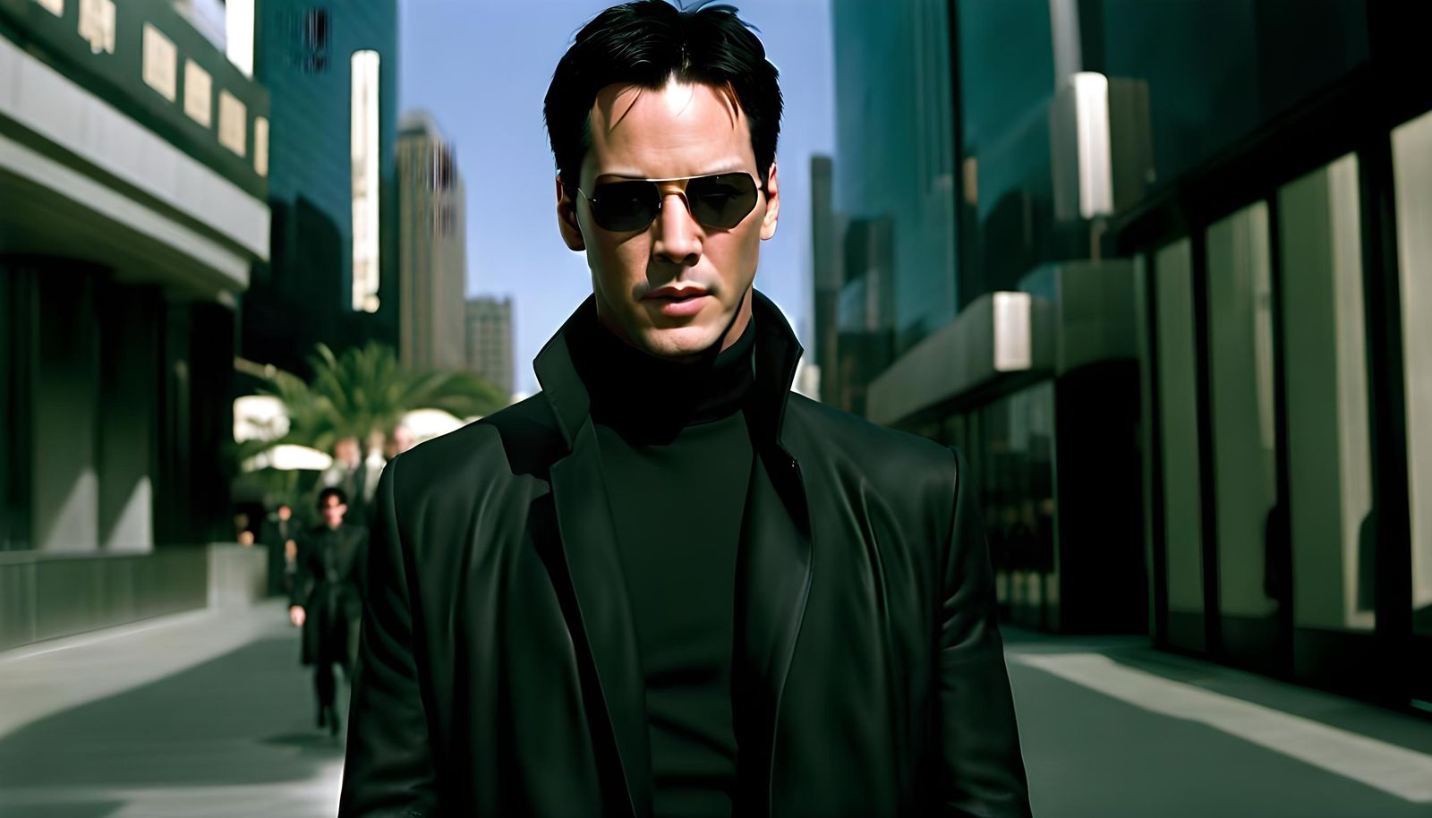 Keanu Reeves as Neo from The Matrix - AI Generated Artwork - NightCafe ...