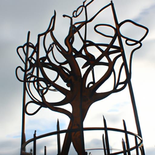 iron tree of life - AI Generated Artwork - NightCafe Creator