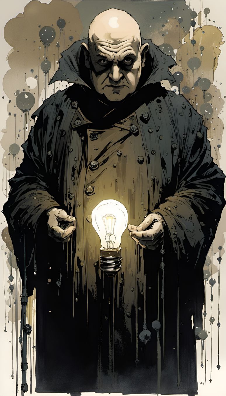 Uncle Fester - AI Generated Artwork - NightCafe Creator