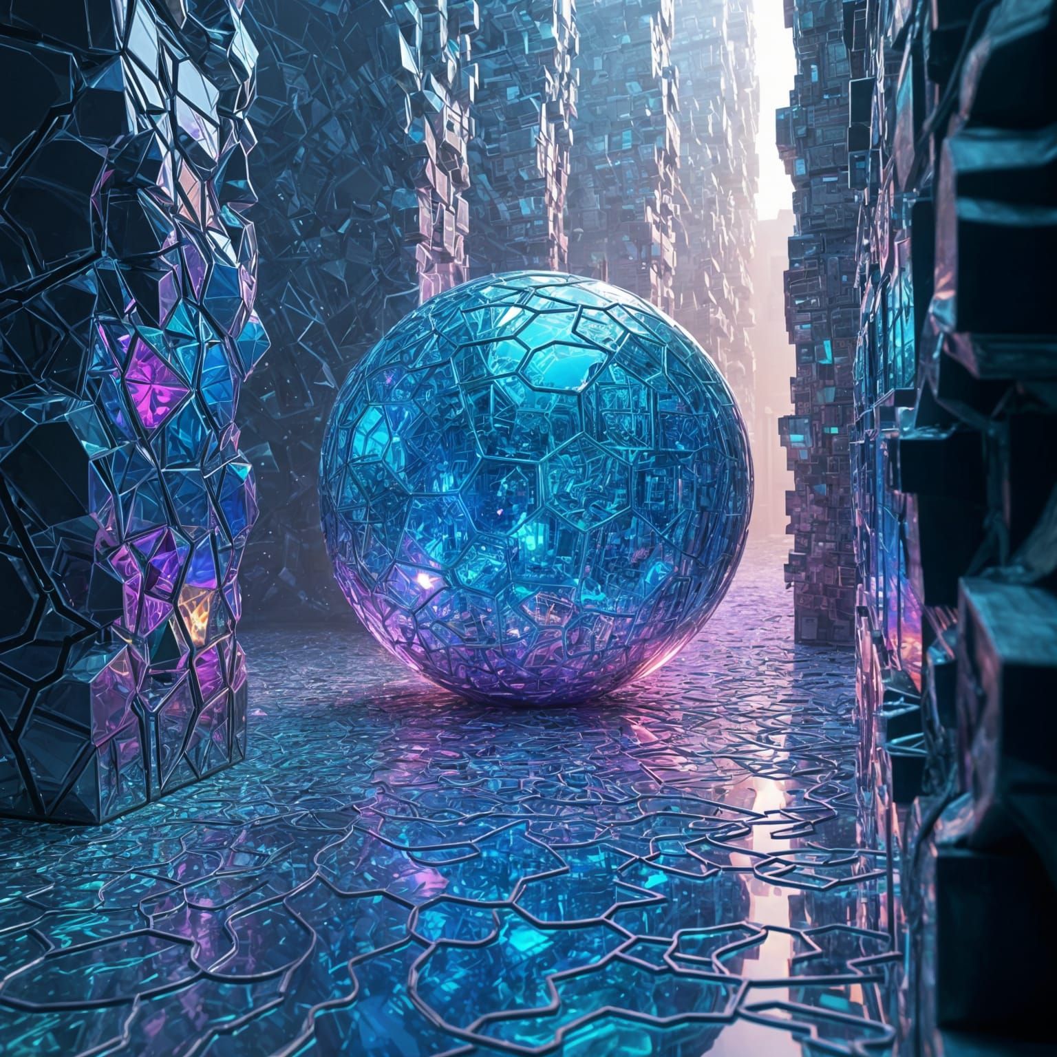 Large scale structure of the multiverse