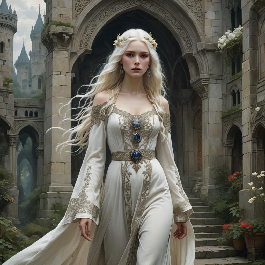 The Last Unicorn - the Lady Amalthea - AI Generated Artwork - NightCafe ...