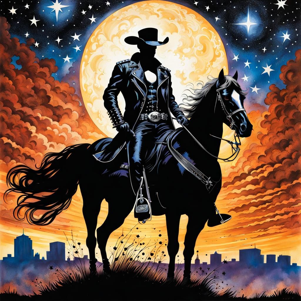 Heroes and Villains: Ghost Rider (Carter Slade) - AI Generated Artwork ...