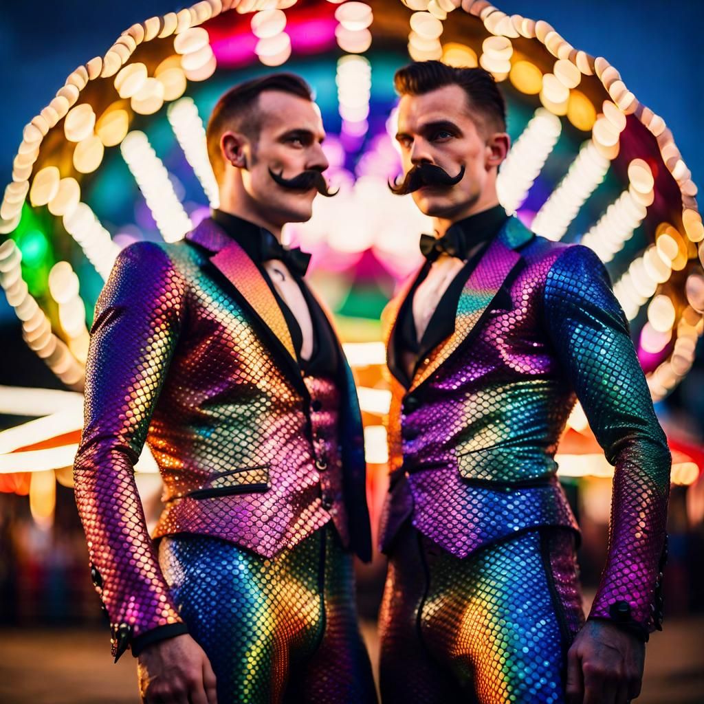 Circus Brothers - AI Generated Artwork - NightCafe Creator