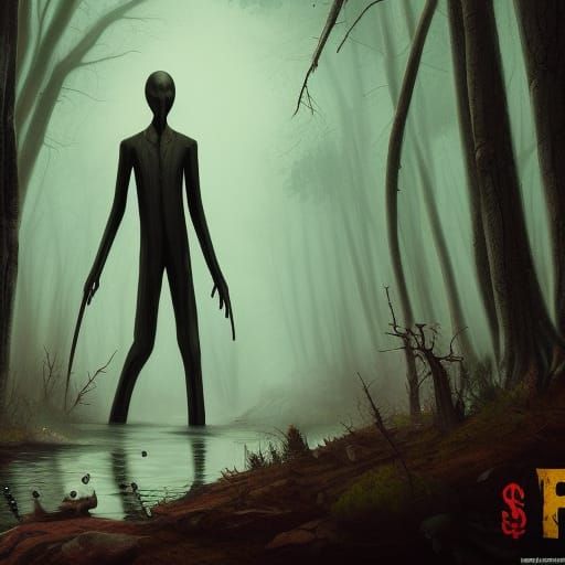 Slender man - AI Generated Artwork - NightCafe Creator