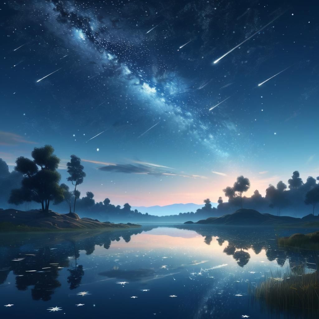 To catch a falling star - AI Generated Artwork - NightCafe Creator
