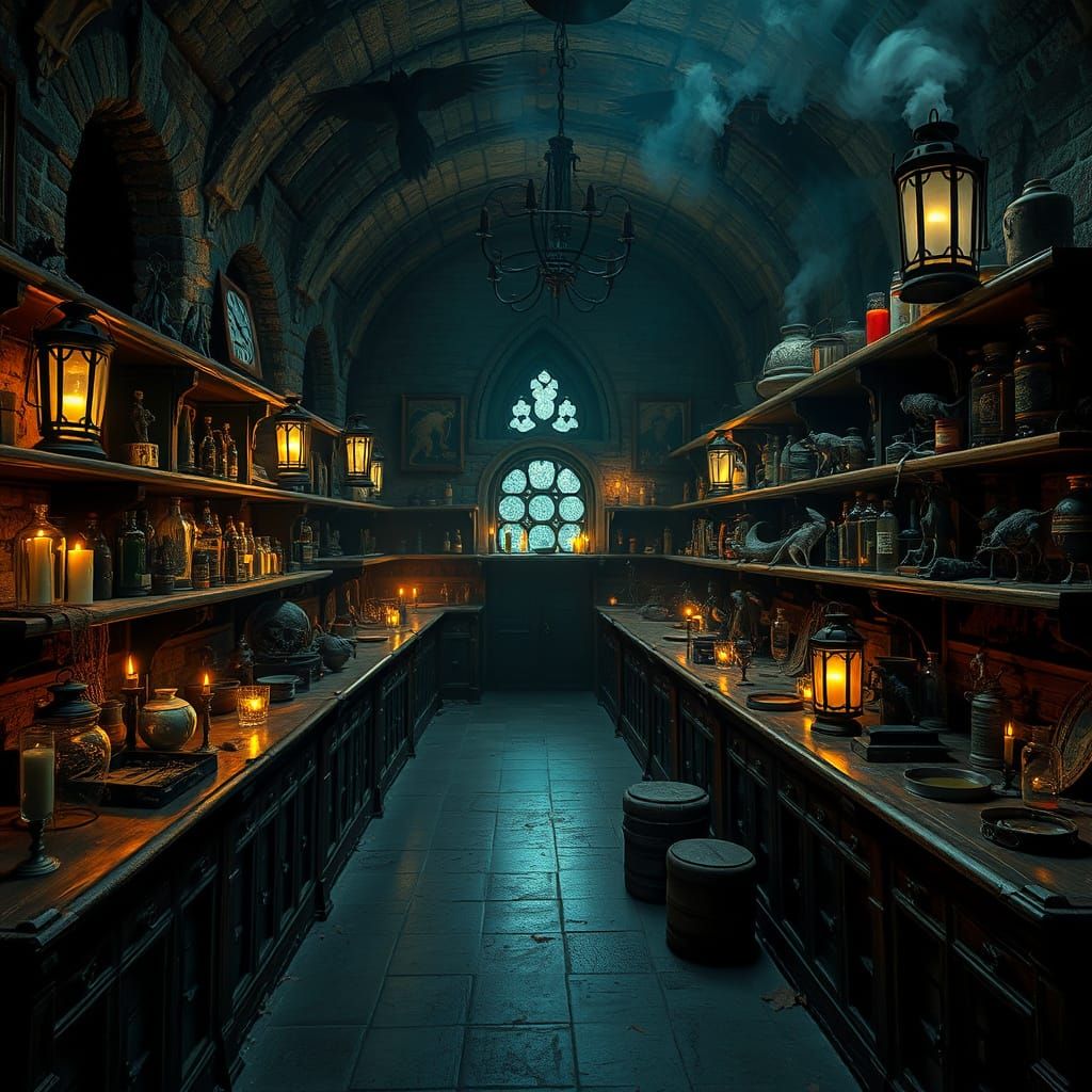 dark scary Harry Potter lab - Dark, Mysterious Harry Potter...