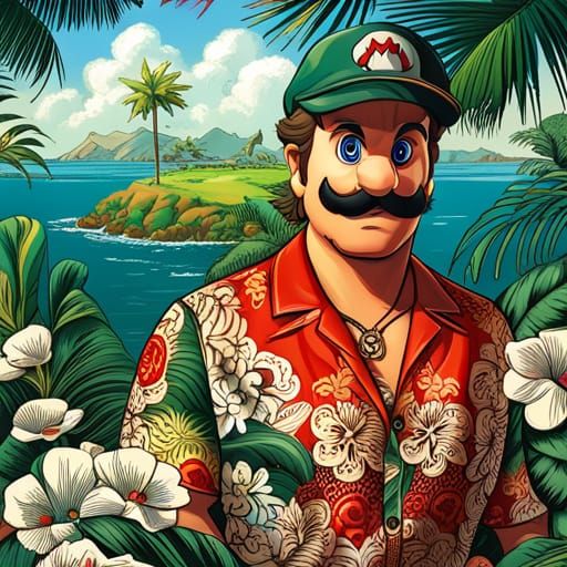 Mario P.I. - AI Generated Artwork - NightCafe Creator