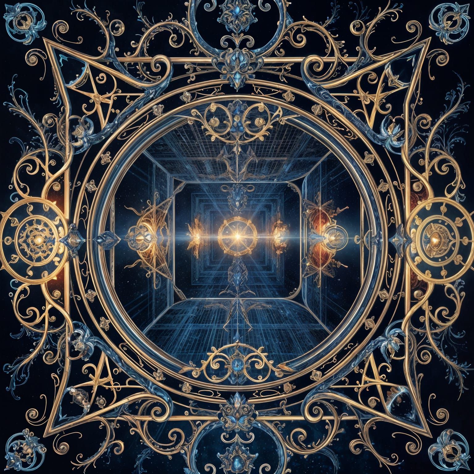 Surreal Infinite Squares - Surreal Infinite Squares in Doubl...