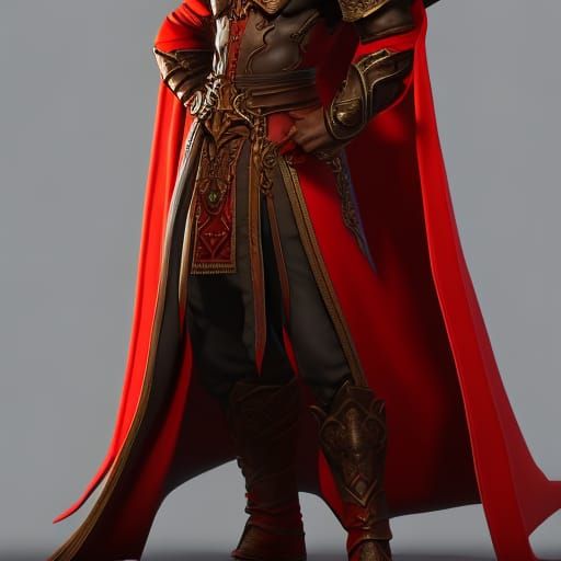 red wizard details - AI Generated Artwork - NightCafe Creator