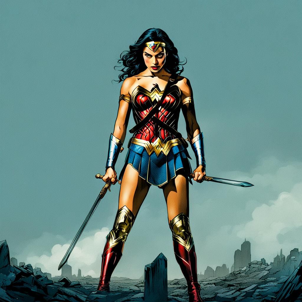Wonder woman - AI Generated Artwork - NightCafe Creator