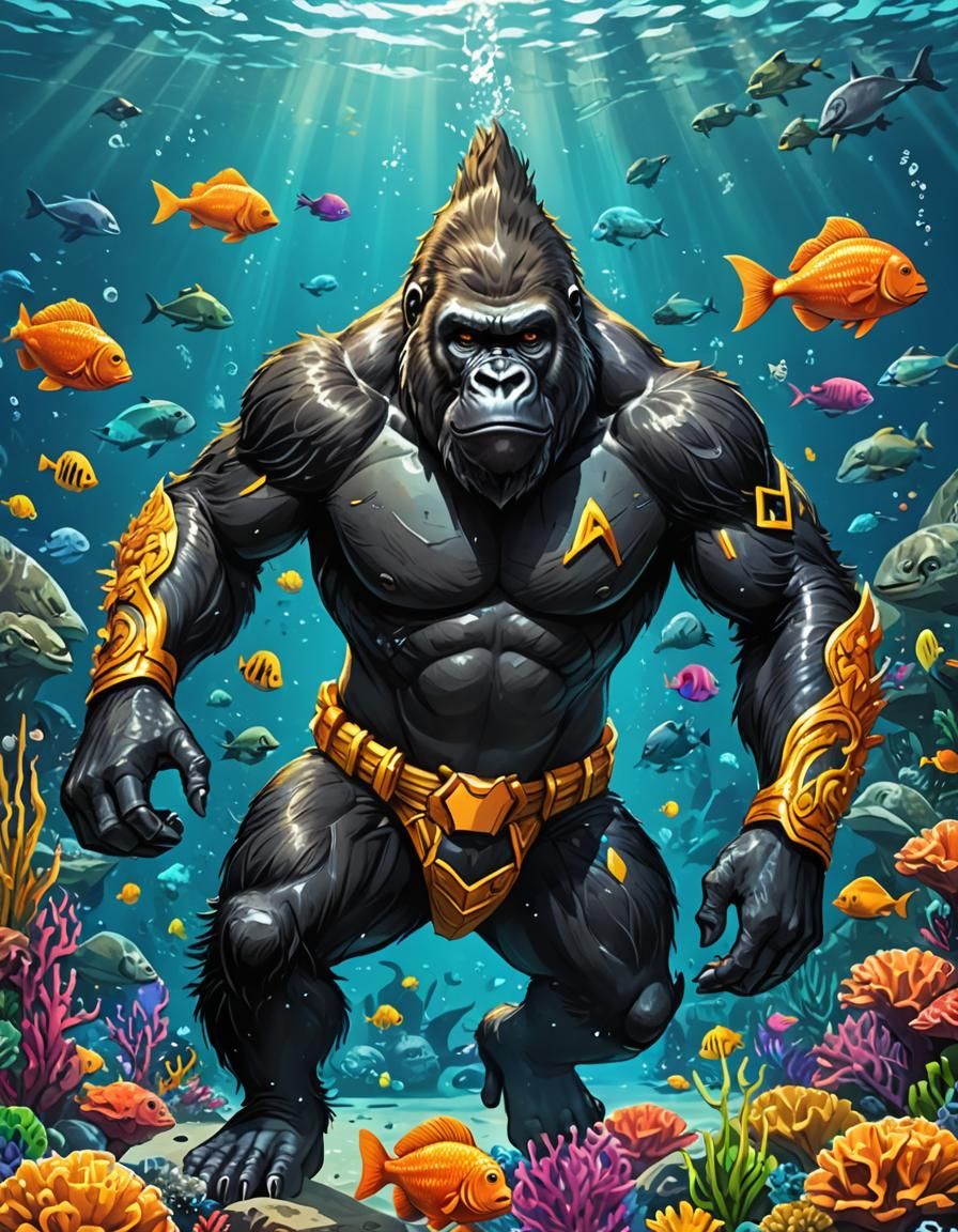 JLApe: Aquaman - AI Generated Artwork - NightCafe Creator