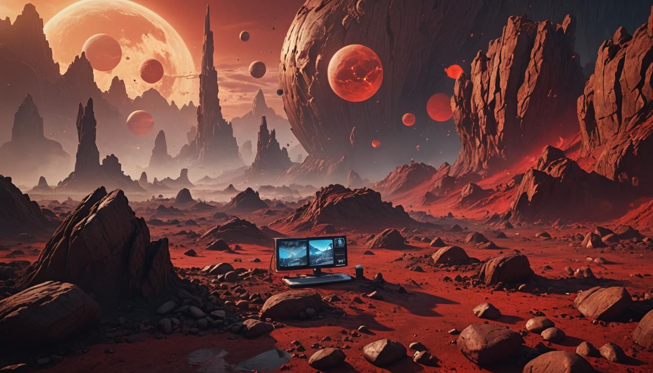 Dreamscape: Computer Access - AI Generated Artwork - NightCafe Creator