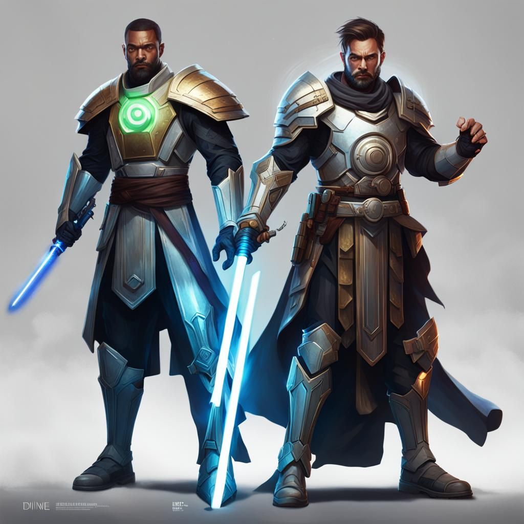 Jedi Paladin - AI Generated Artwork - NightCafe Creator