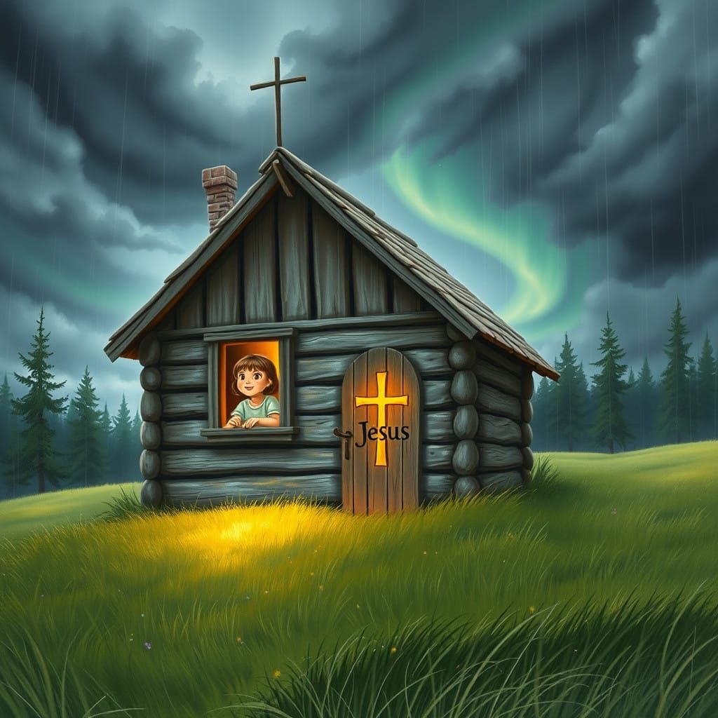 Jesus is my protection in stormy weather.