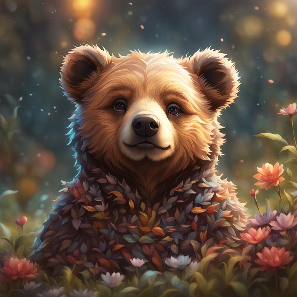 little bear - AI Generated Artwork - NightCafe Creator