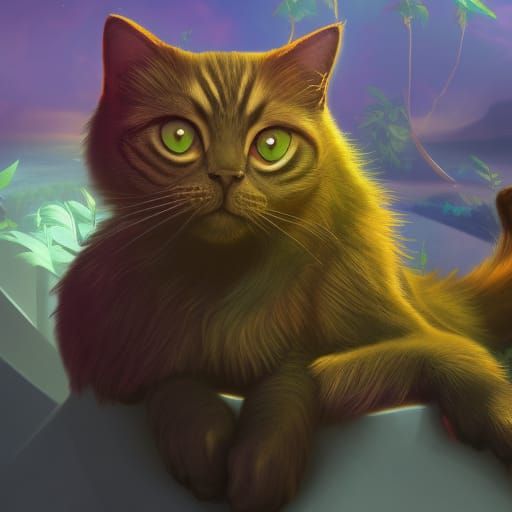 Kratom Cat - AI Generated Artwork - NightCafe Creator