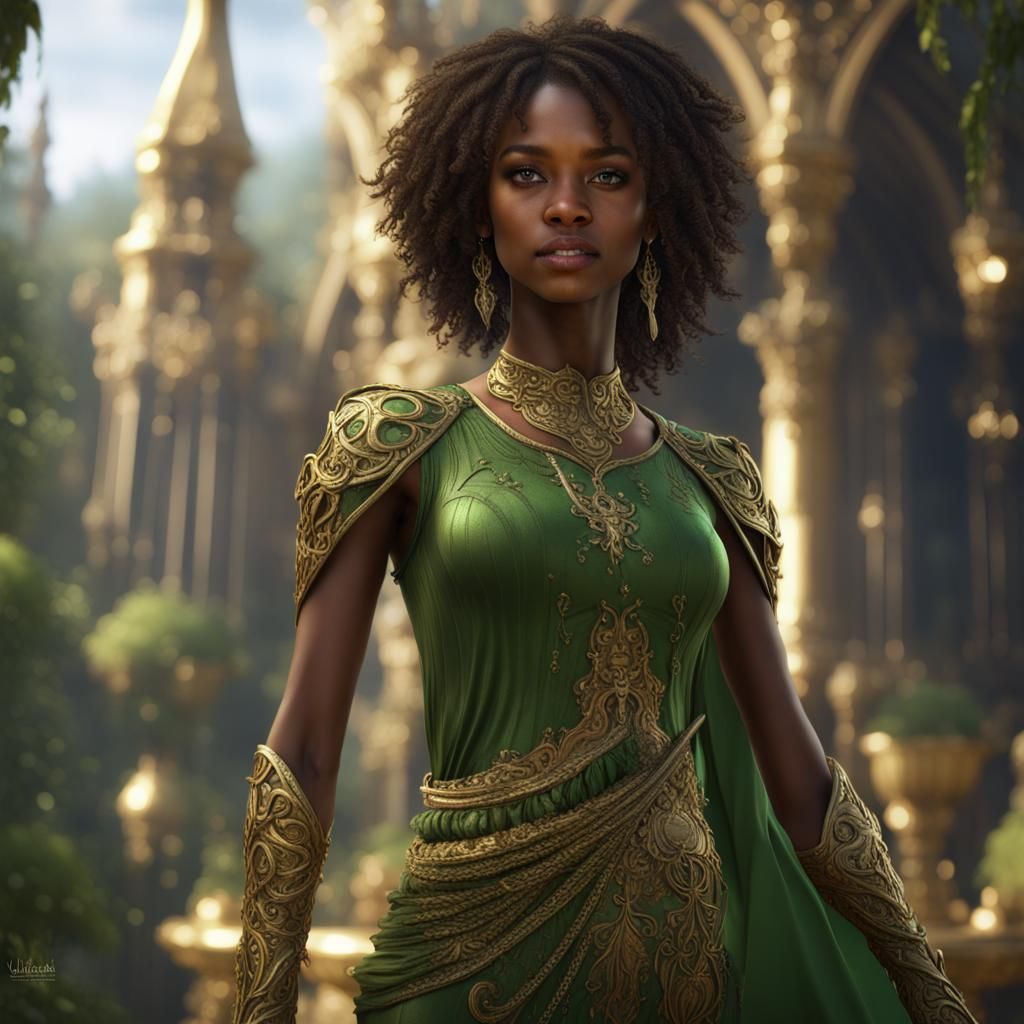 Earth Kingdom, Princess Kelifa - AI Generated Artwork - NightCafe Creator