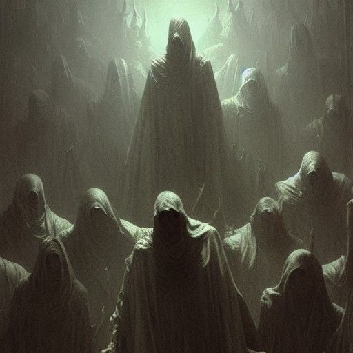 9 Ringwraiths - AI Generated Artwork - NightCafe Creator
