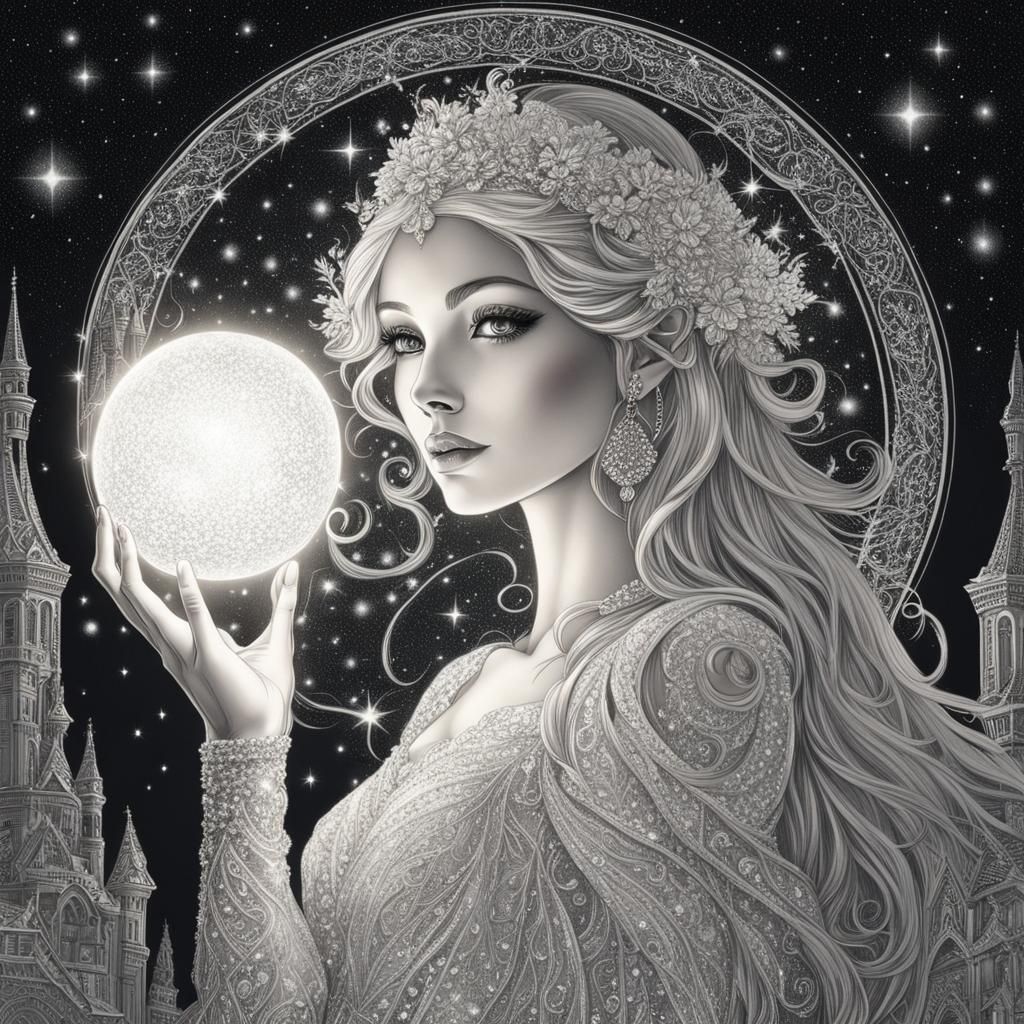 Sparkling Queen - AI Generated Artwork - NightCafe Creator