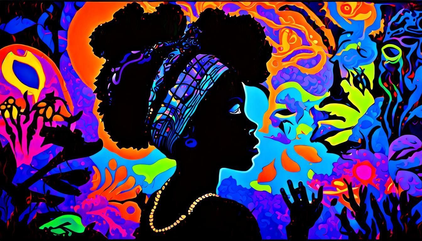 Black Light Art - AI Generated Artwork - NightCafe Creator