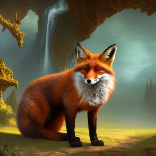 fox - AI Generated Artwork - NightCafe Creator