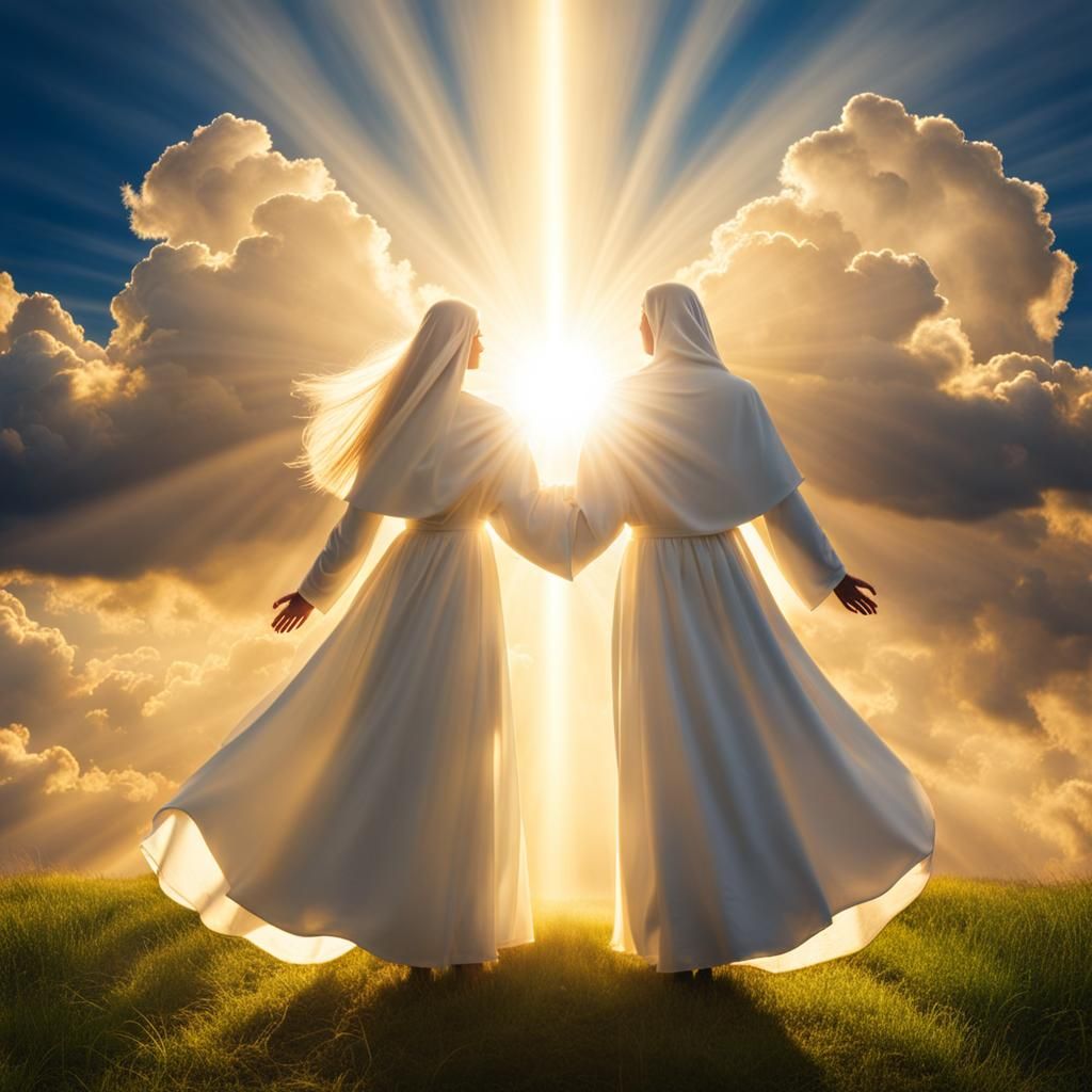 SACRED DIVINE UNION, SPIRITUAL LOVE - AI Generated Artwork - NightCafe ...