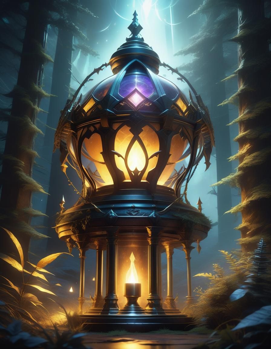 The mysterious Luxon beacon - AI Generated Artwork - NightCafe Creator