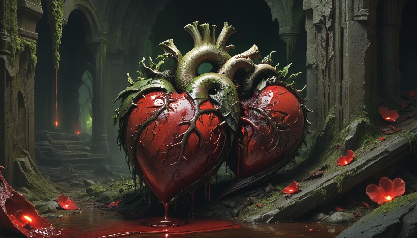 TWO HEARTS BEATING AS ONE - AI Generated Artwork - NightCafe Creator