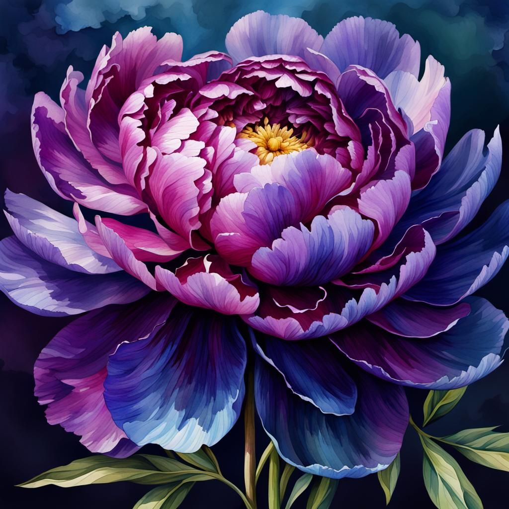 Pretty peony - AI Generated Artwork - NightCafe Creator
