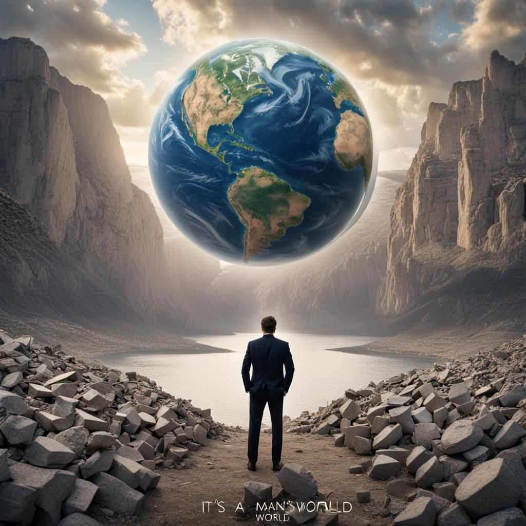 It's a man's world - AI Generated Artwork - NightCafe Creator