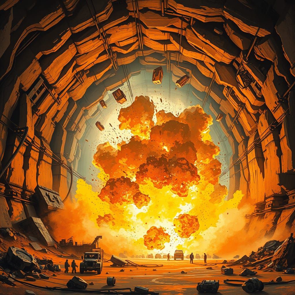 underground explosion - underground explosion